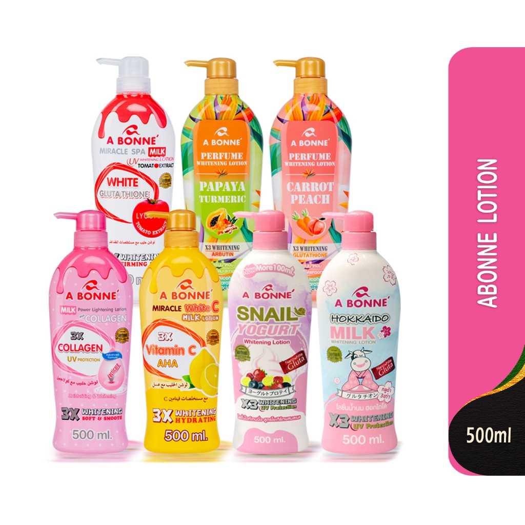 [ AUTHENTIC ] Abonne Lightening Lotion Pump 500ml THAILAND | Shopee ...