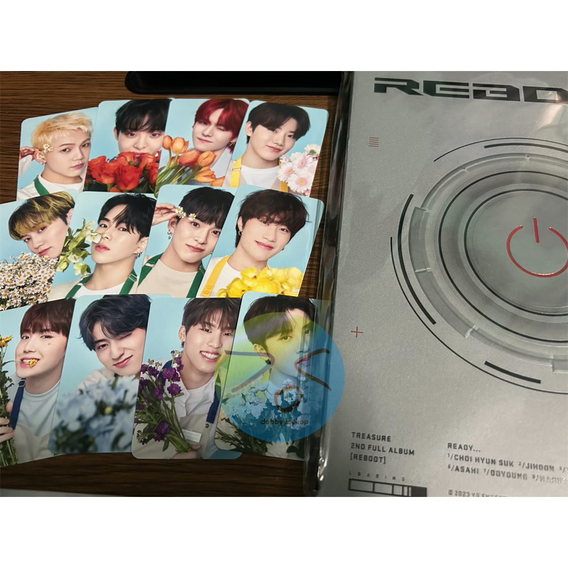 TREASURE BLOOMING PHOTOCARDS WITH SEALED REBOOT ALBUM | Shopee Philippines
