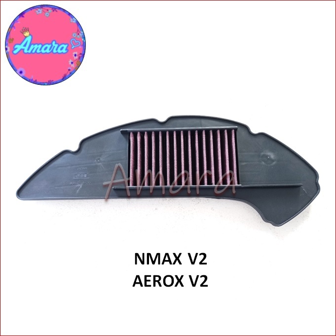 Washable Yamaha NMAX V2 AEROX V2 Air Filter High Air Flow | Shopee ...