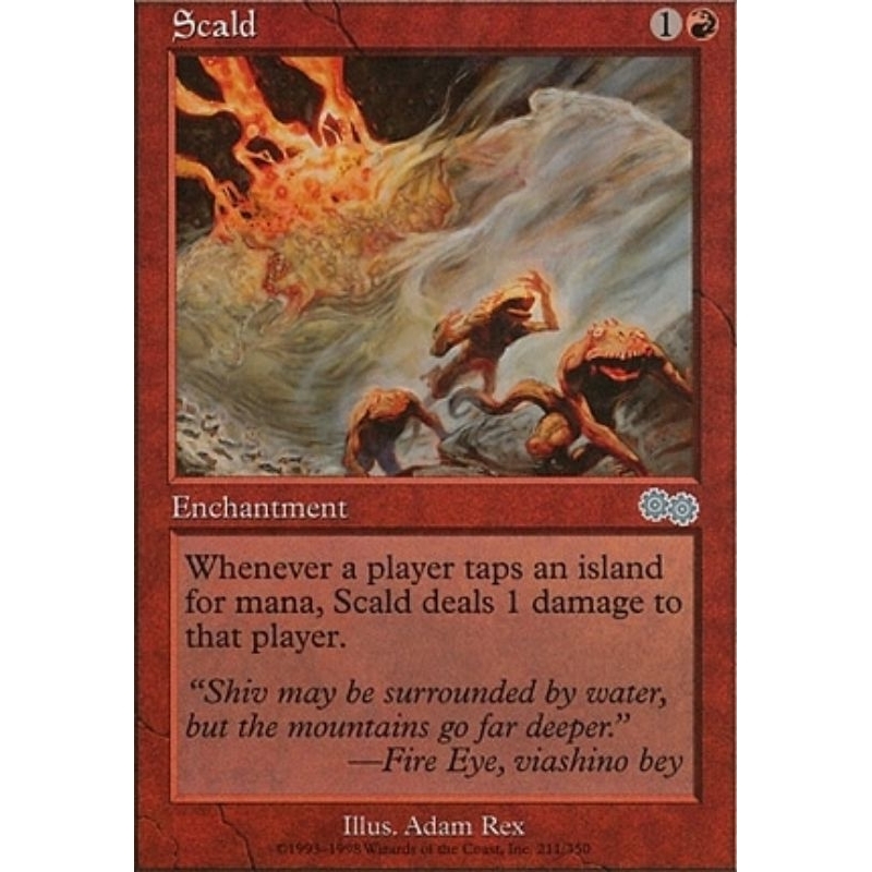 Scald - USG - Uncommon - MTG Cards (WotC) | Shopee Philippines