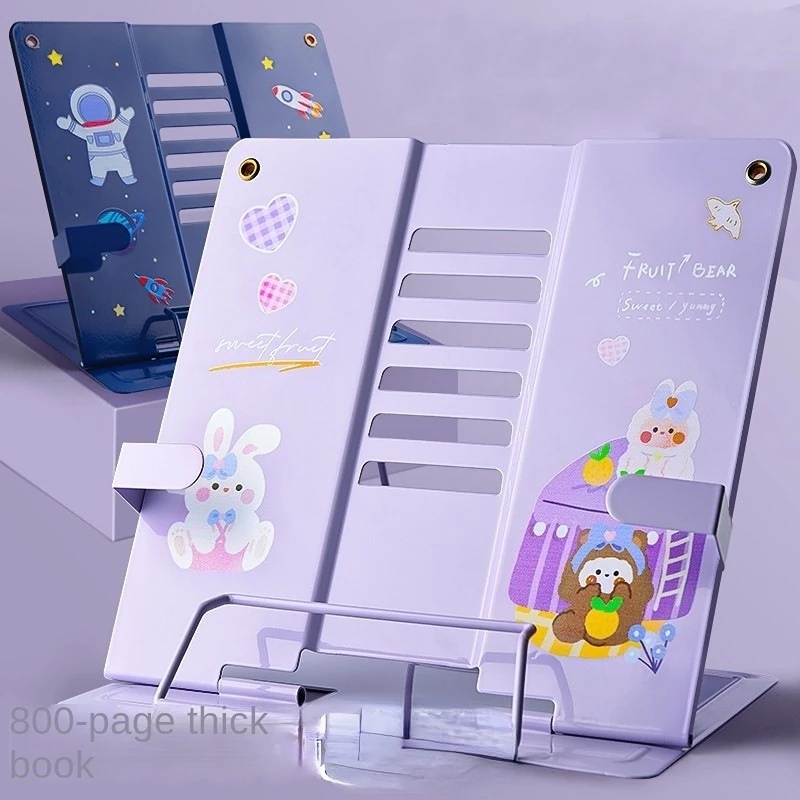 Children's Reading Rack Desktop Lift Folding Multifunctional Bookshelf ...