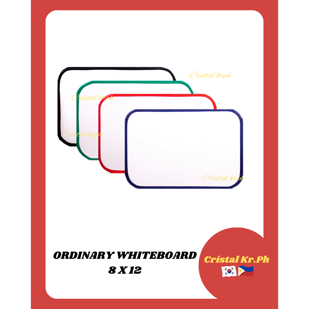SHOW ME BOARD Magnetic Whiteboard in different colors 8 X 12 1PC ...