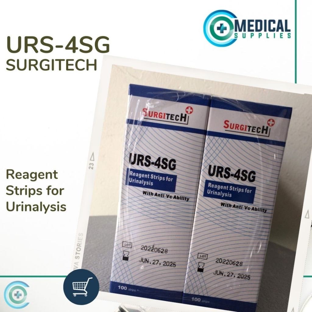 Urinalysis Reagent Strips 4SG, SURGITECH (100’S) | Shopee Philippines