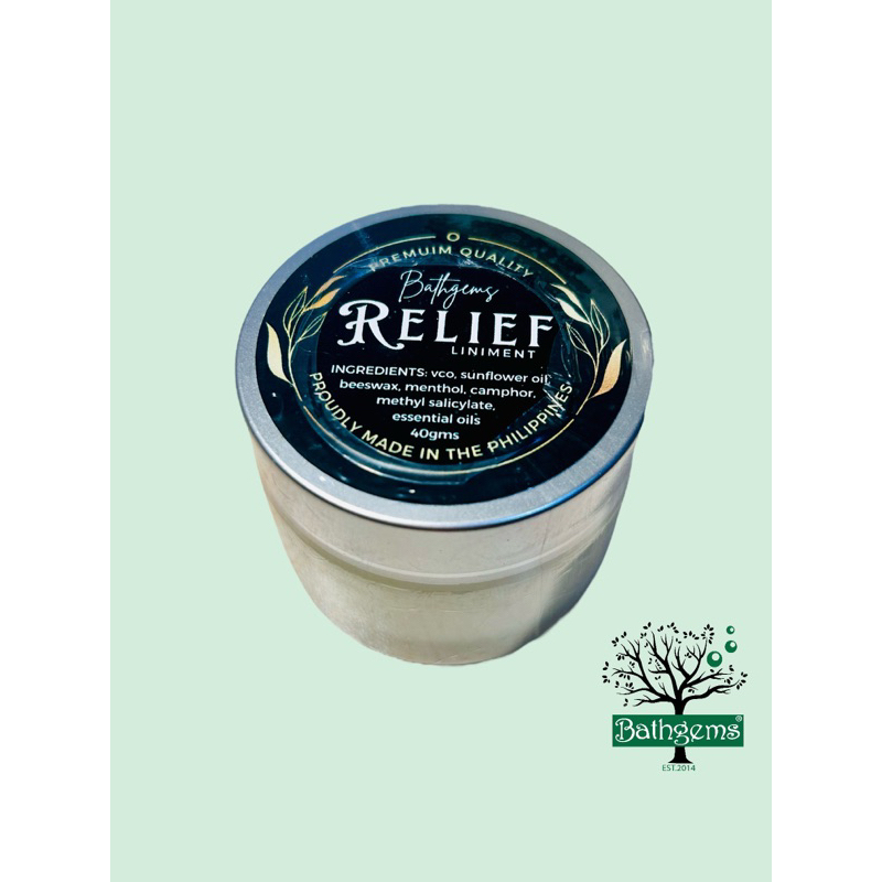 Relief Balm -Cooling Topical Rub 40gms in glass jar | Shopee Philippines