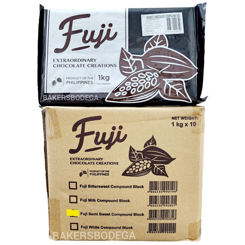 FUJI CHOCOLATE COMPOUND BAR BAKING 1KG | Shopee Philippines