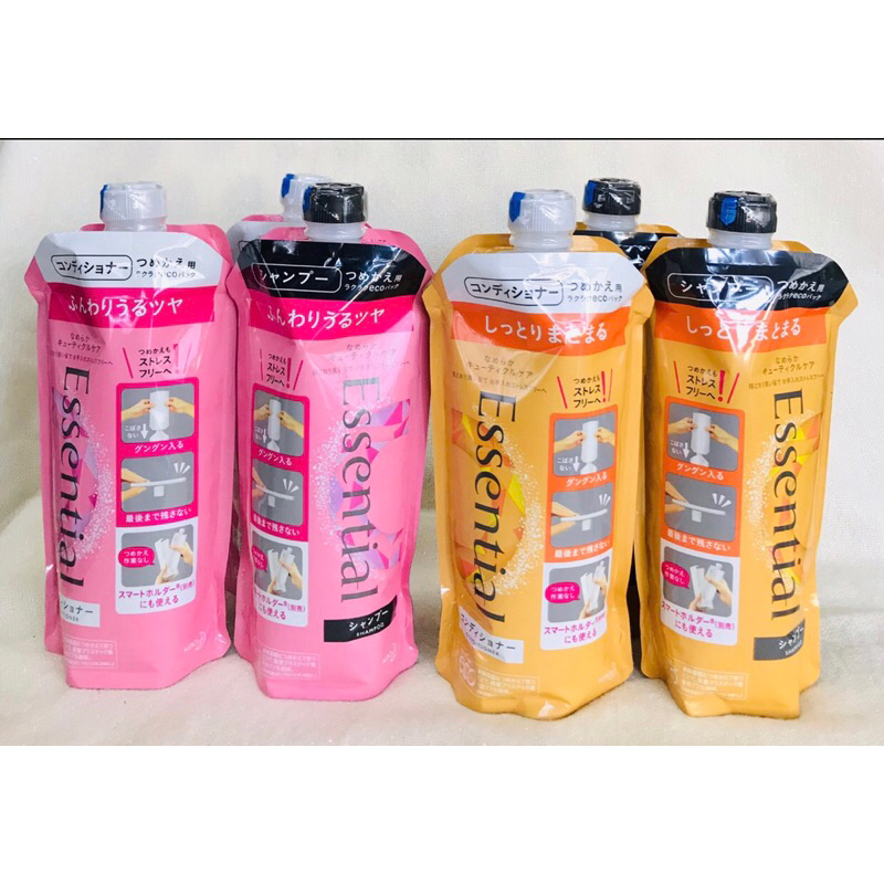 Kao ESSENTIAL Shampoo/Conditioner 340ml/From Japan | Shopee Philippines