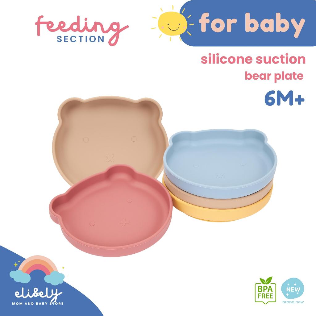 BPA Free Silicone Plate Suction Plate for Baby Feeding Baby Led Weaning ...