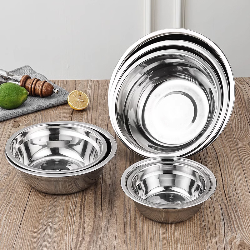 Stainless steel washing basin and thick round washbasin large capacity ...