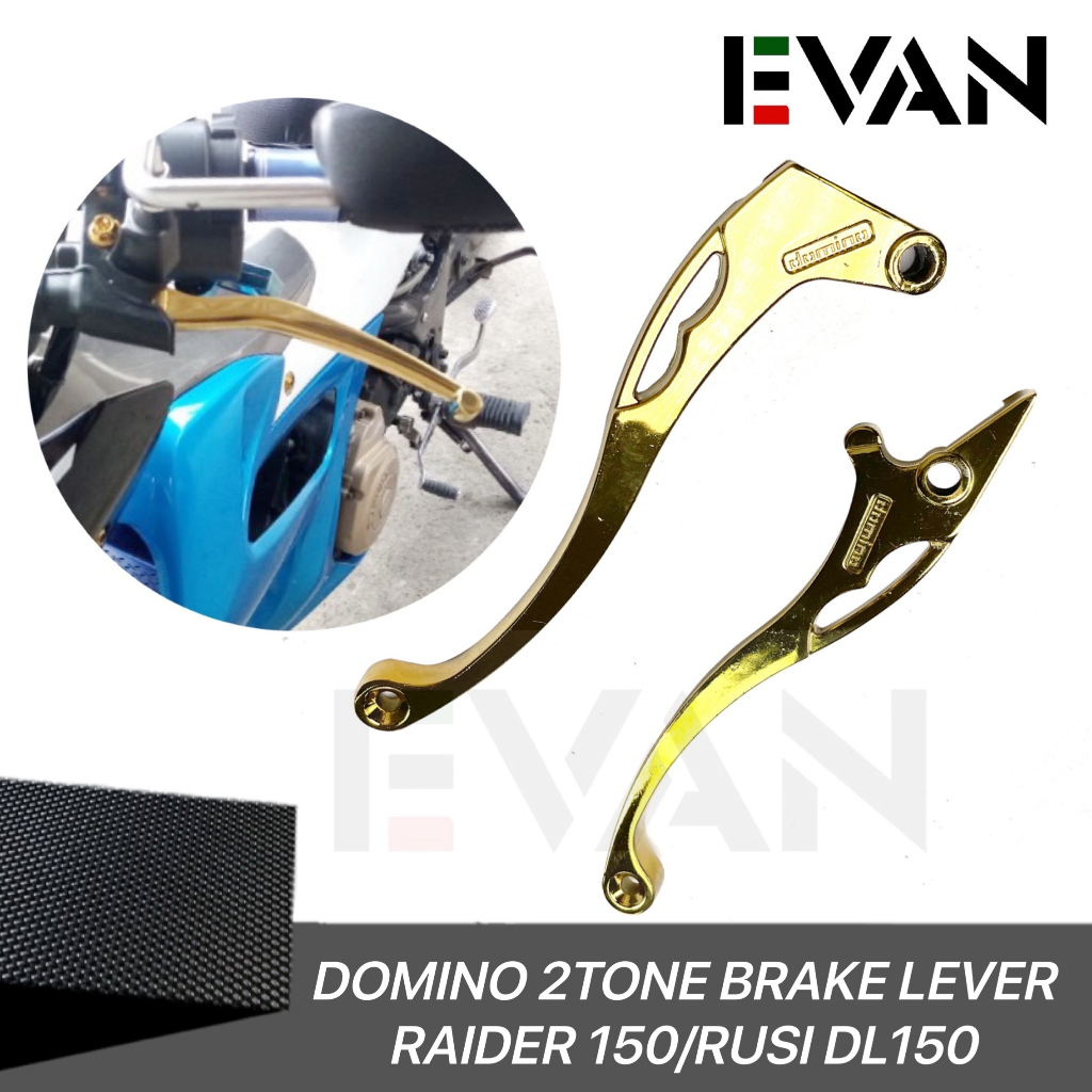 1 PAIR Domino Brake Lever 2Tone For Suzuki Raider 150/Rusi DL150 Made ...