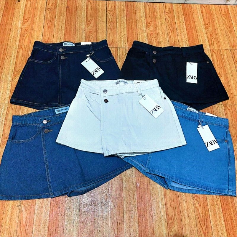 SUPER SALE! HIGHWAIST NON STRETCHABLE NEW ARRIVAL SOFT DENIM SKORT ...