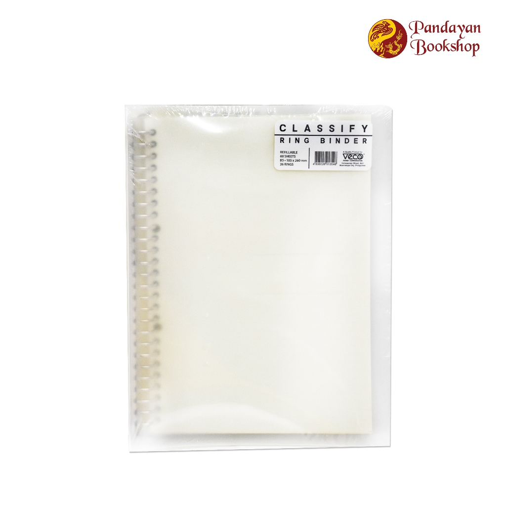 Veco Classify Ring Binder Notebook B5 60 Leaves | Shopee Philippines