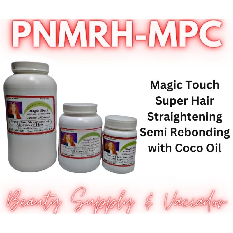 Magic Touch Super Hair Straightener/Relaxer Semi Rebonding Cream with ...