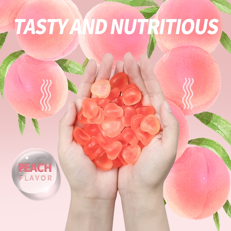 ELEVIVA Hyaluronic Acid Gummy With Collagen And Glutathione Glow ...