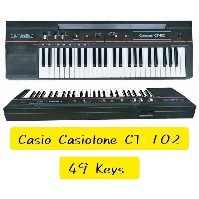 Casio CT-102 (49 Keys) Japan Surplus Keyboard Piano | Shopee Philippines