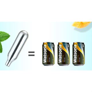 Soda plus CO2 (set of 10) refill softdrinks sodamaker sodaplus carbonator 8 grams 8g capsule ...