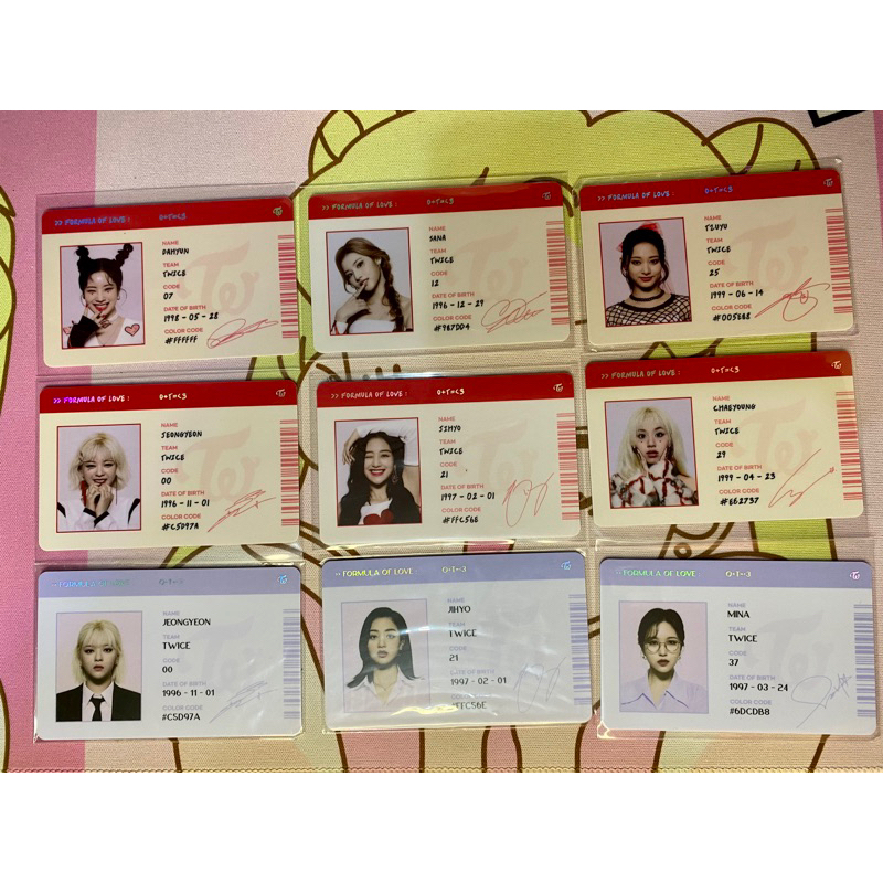 Official Twice formula of love id | Shopee Philippines