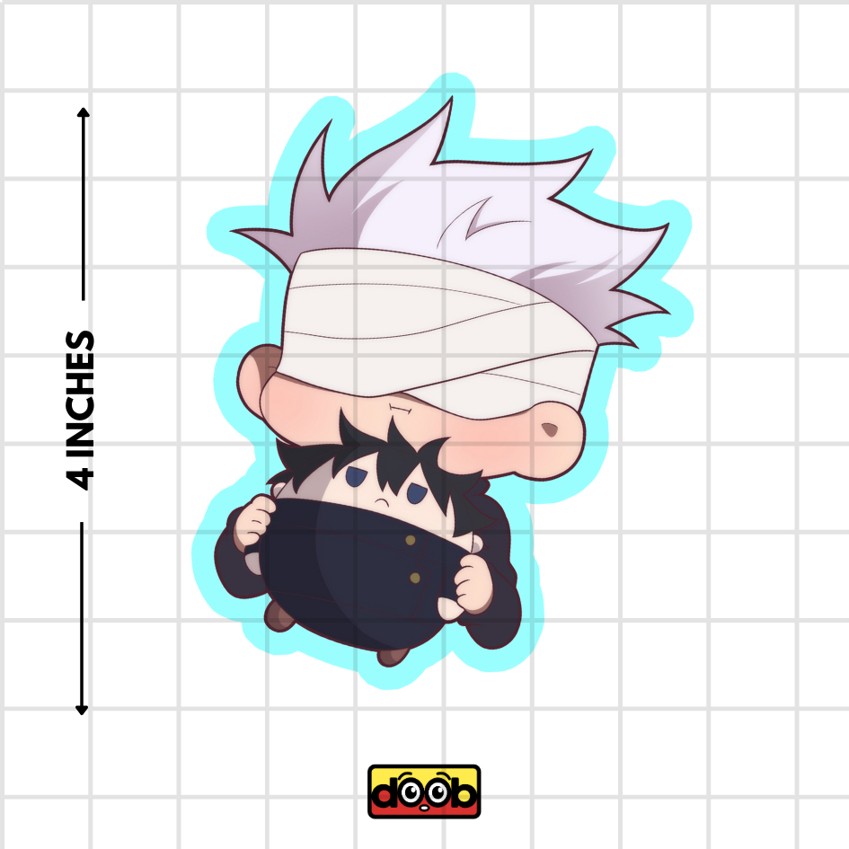 Jujutsu Kaisen Waterproof Sticker | Satoru Gojo | Shopee Philippines