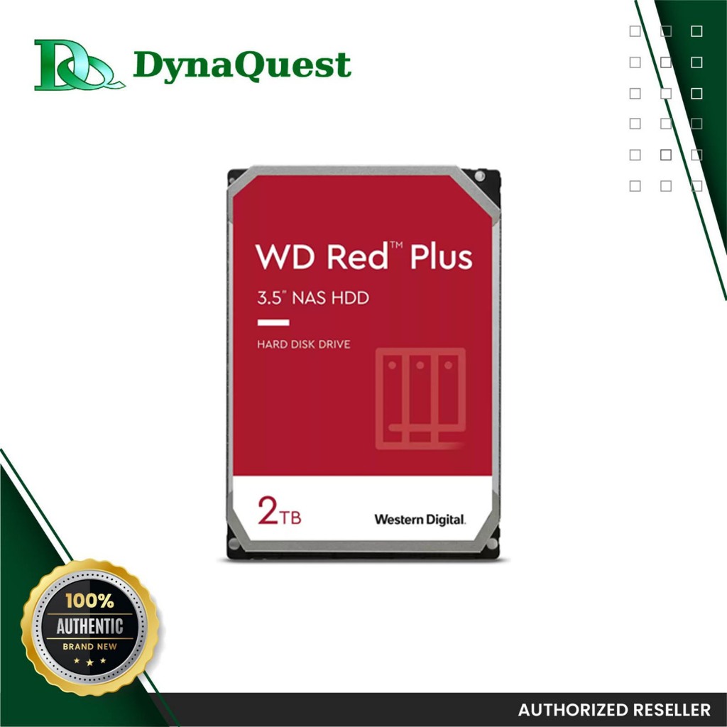 Western Digital WD Red Plus 2TB WD20EFPX NAS Hard Drive 3.5" | Shopee ...
