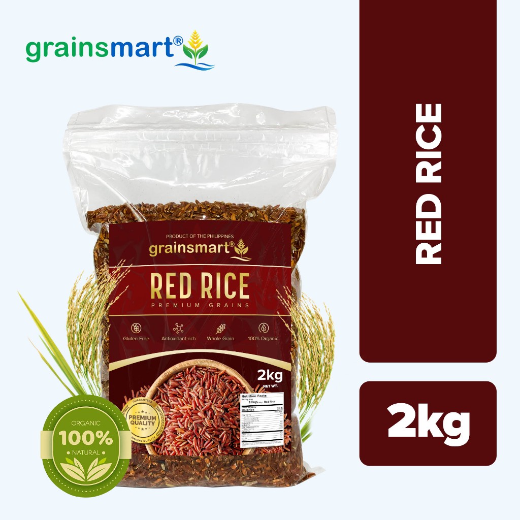 Grainsmart Rice Premium Grains Red Rice 2KG | Shopee Philippines