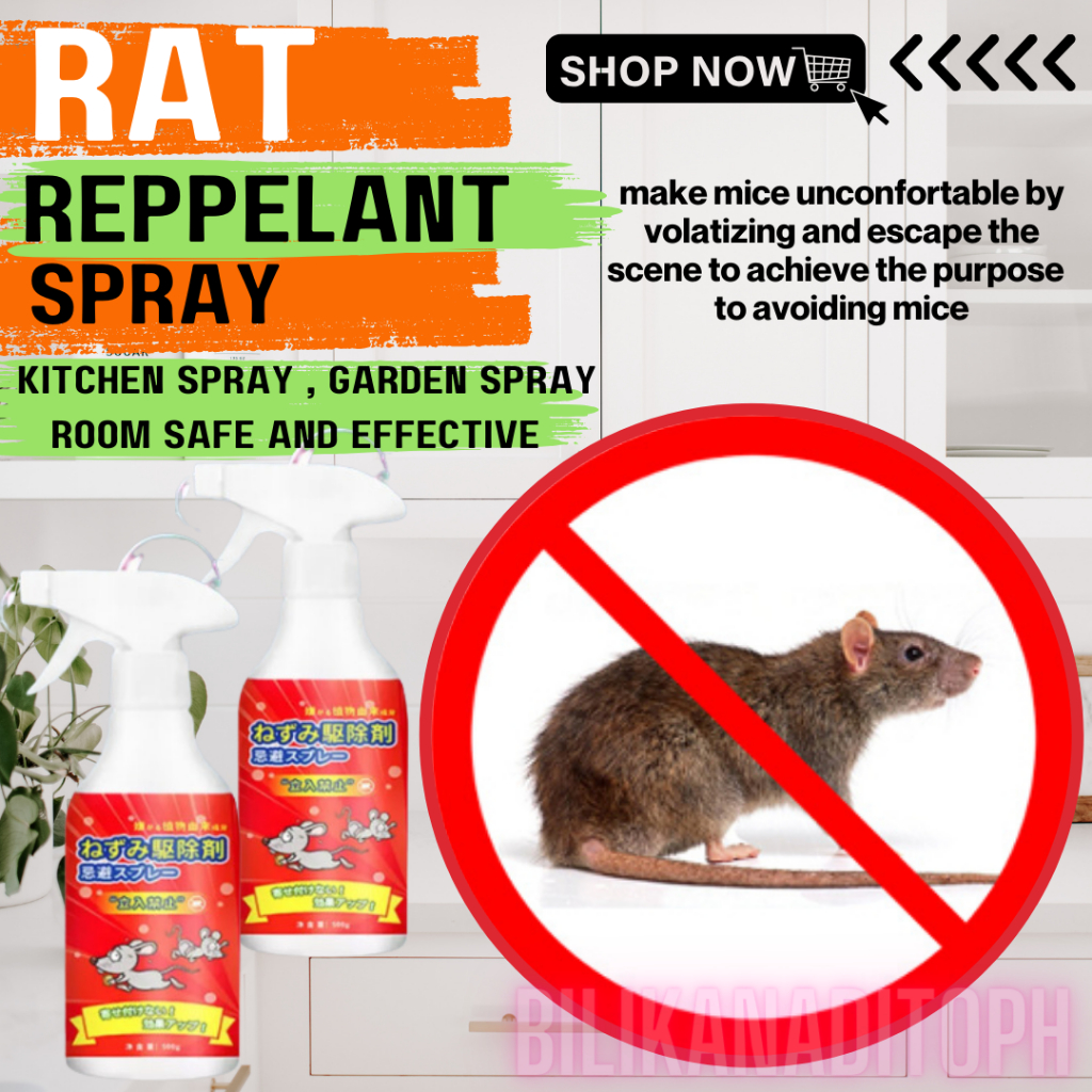 Anti Rat Spray Killer Rat Repellent Spray Can repel mice / cockroaches ...
