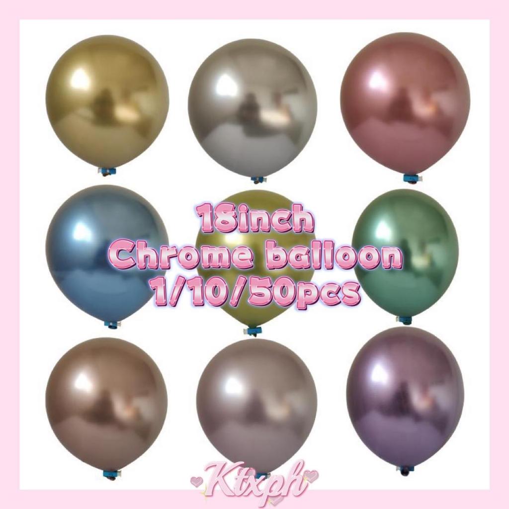 18 inch chrome balloon metallic latex balloon chromium balloon party ...