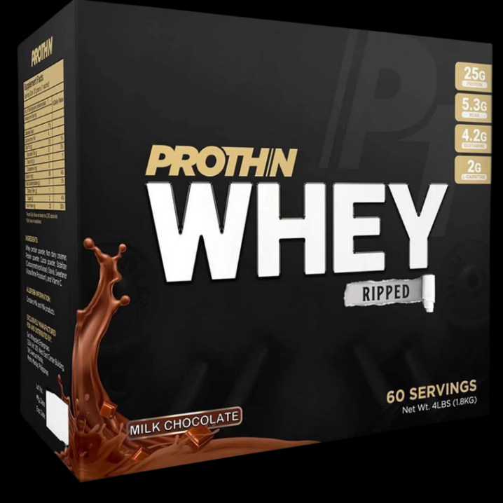 Prothin Whey For Muscle Recovery With Fat Burner 25g Protein Whey ...