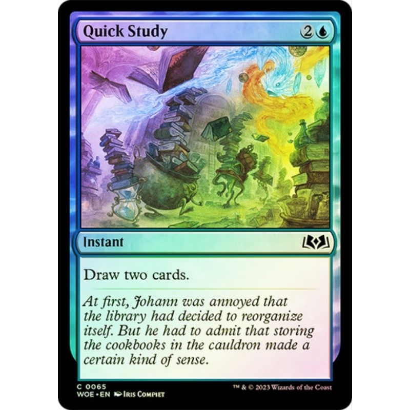 Quick Study - WOE - Common - MTG Cards (WotC) | Shopee Philippines