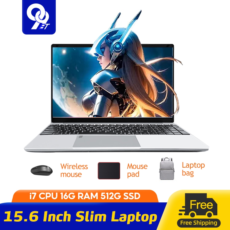 Laptop 15.6 inch Original Brand Intel Core i7 CPU 16G 512G SSD Computer ...