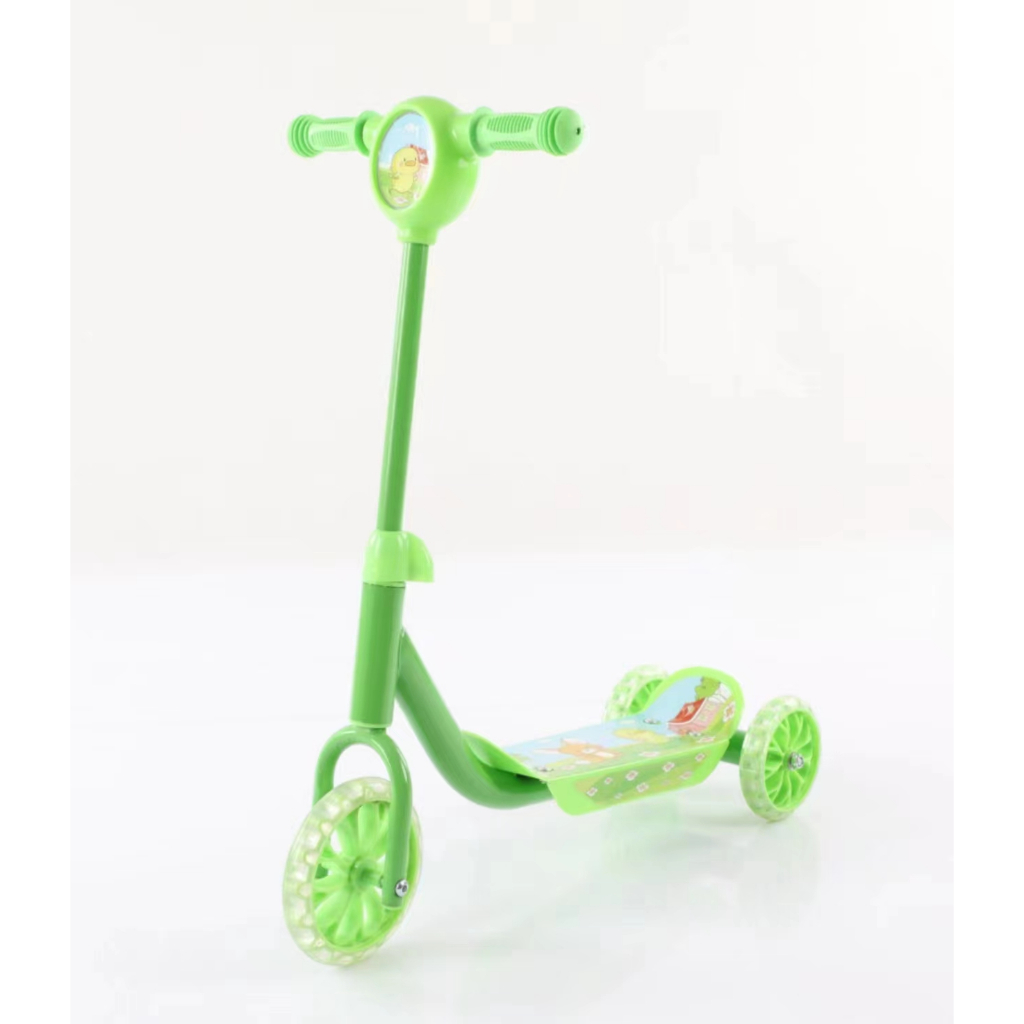 LED Lighted Wheels Kids 3 Wheels Scooter With light Outdoor Toys ...