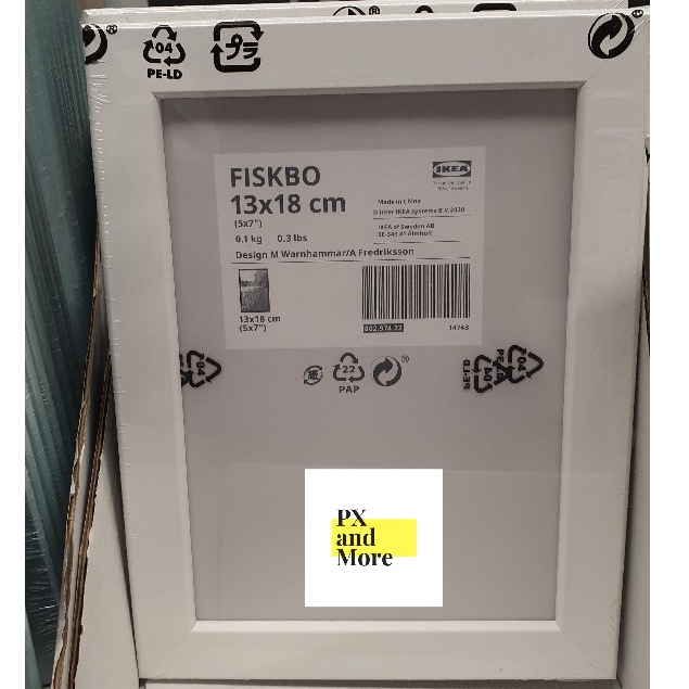 Original FISKBO White Picture Frame 13 x 18 cm | Shopee Philippines