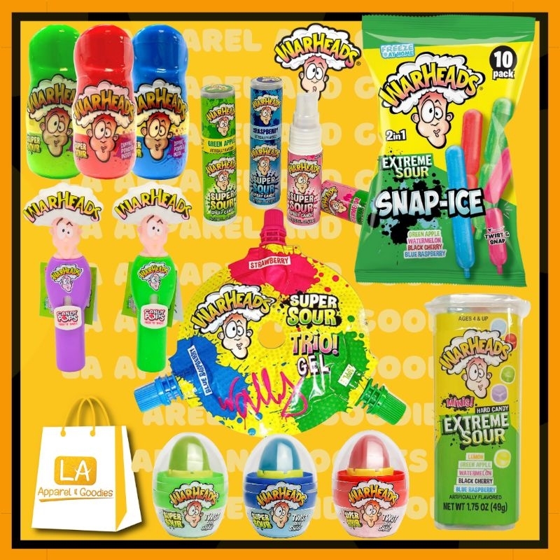 Warheads Super Sour Candy Gel and Powder from UK | Shopee Philippines