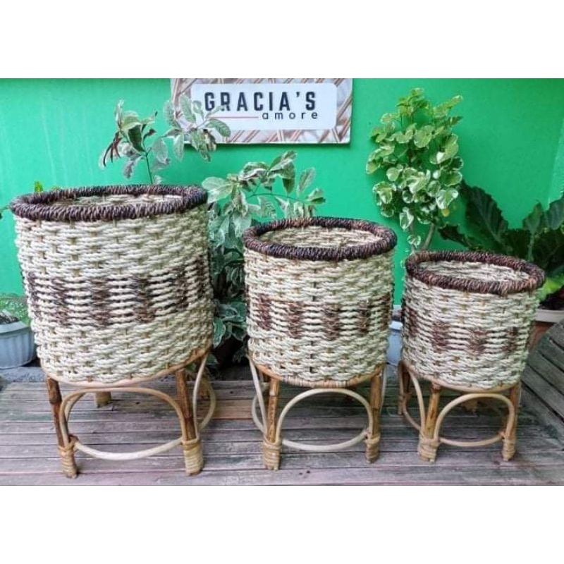 binder planters basket with stand | Shopee Philippines