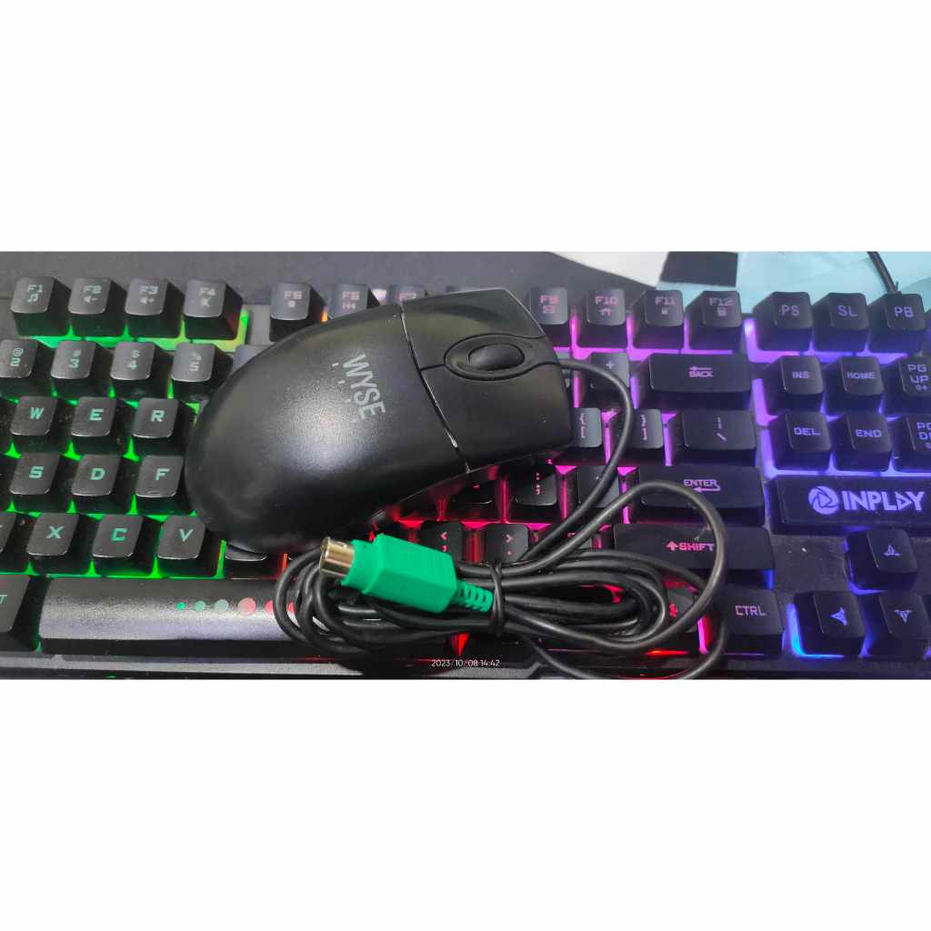 MOUSE BRAND WYSE MO42KOP PS2 BLACK SCROLL OPTICAL MOUSE | Shopee ...