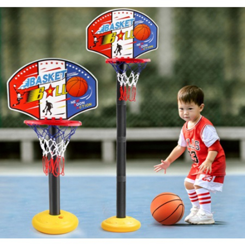 Kids Mini Basketball Stand Full Set Adjustable Hoop Board Basketball ...
