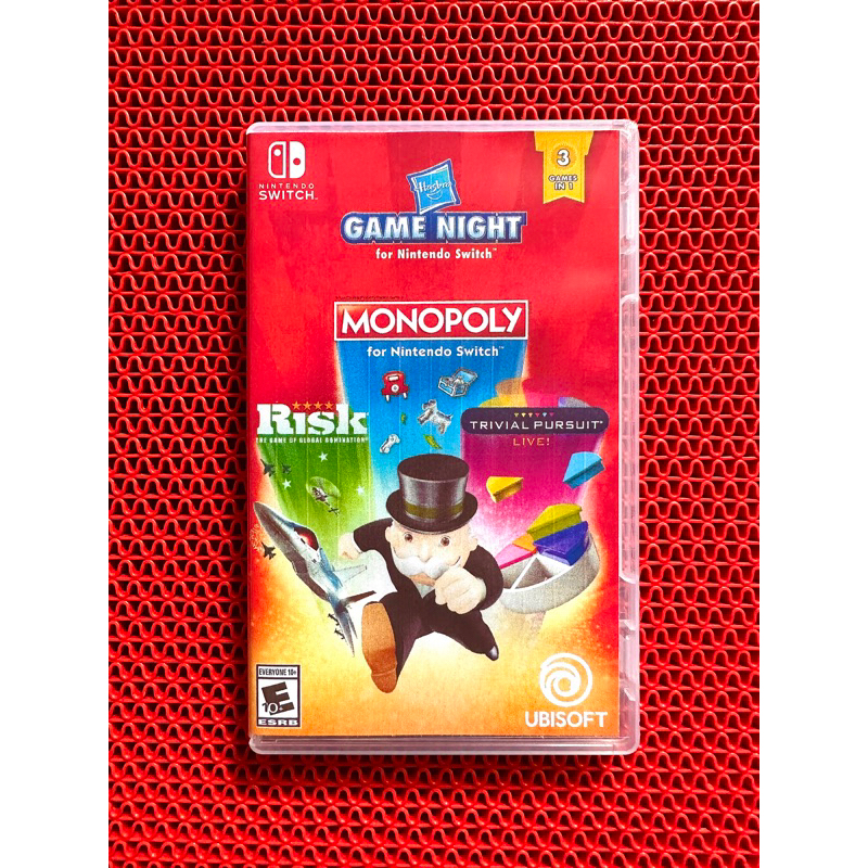 Hasbro Game Night (3 in 1 Game) Trivial Pursuit / Monopoly / Risk ...