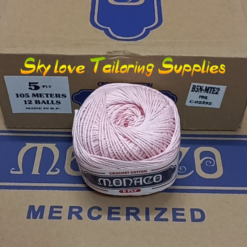 5PLY Monaco Mercerized Cotton BATCH 1 (B1-B221) | 5ply 100% Mercerized ...