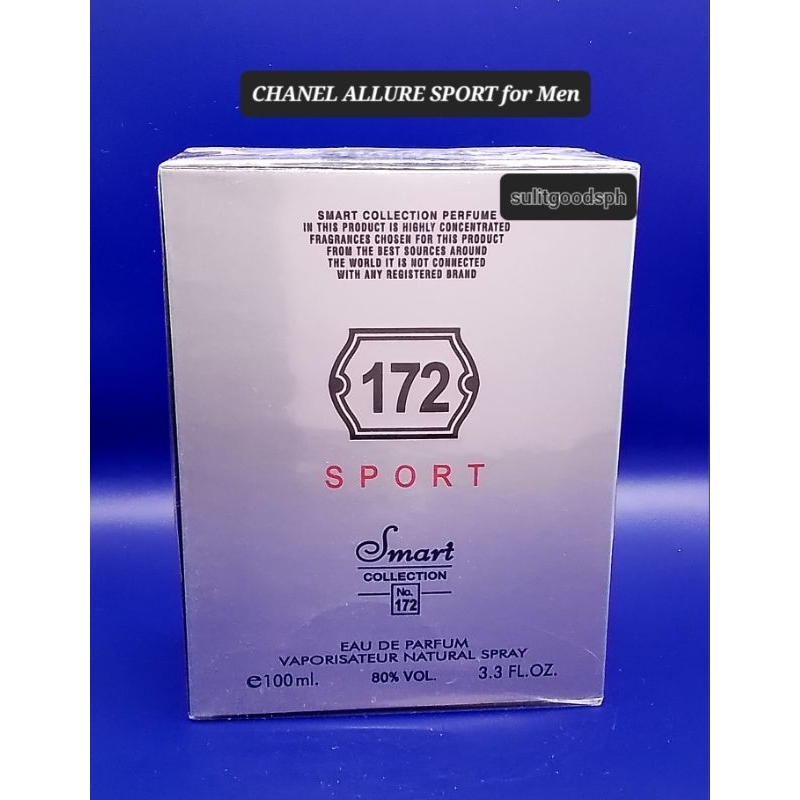 SMART COLLECTION PERFUME NO. 172 FOR MEN 100 ML EDP | Shopee Philippines