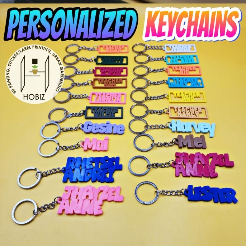 PERSONALIZED KEYCHAIN NAMES | Shopee Philippines