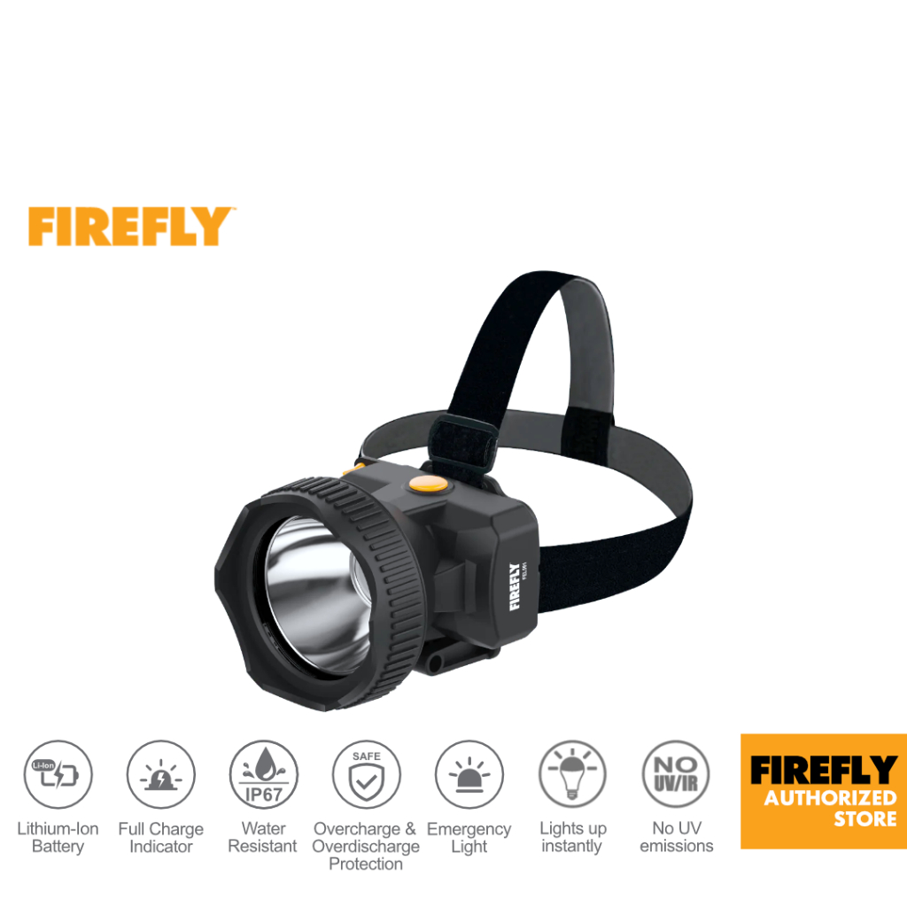 Firefly Rechargeable LED Headlamp IP67 FEL561 | Shopee Philippines