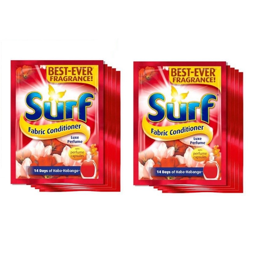 Surf Fabric Conditioner Luxe Perfume 25Ml 6 Sachet Bundle Of 2 | Shopee ...