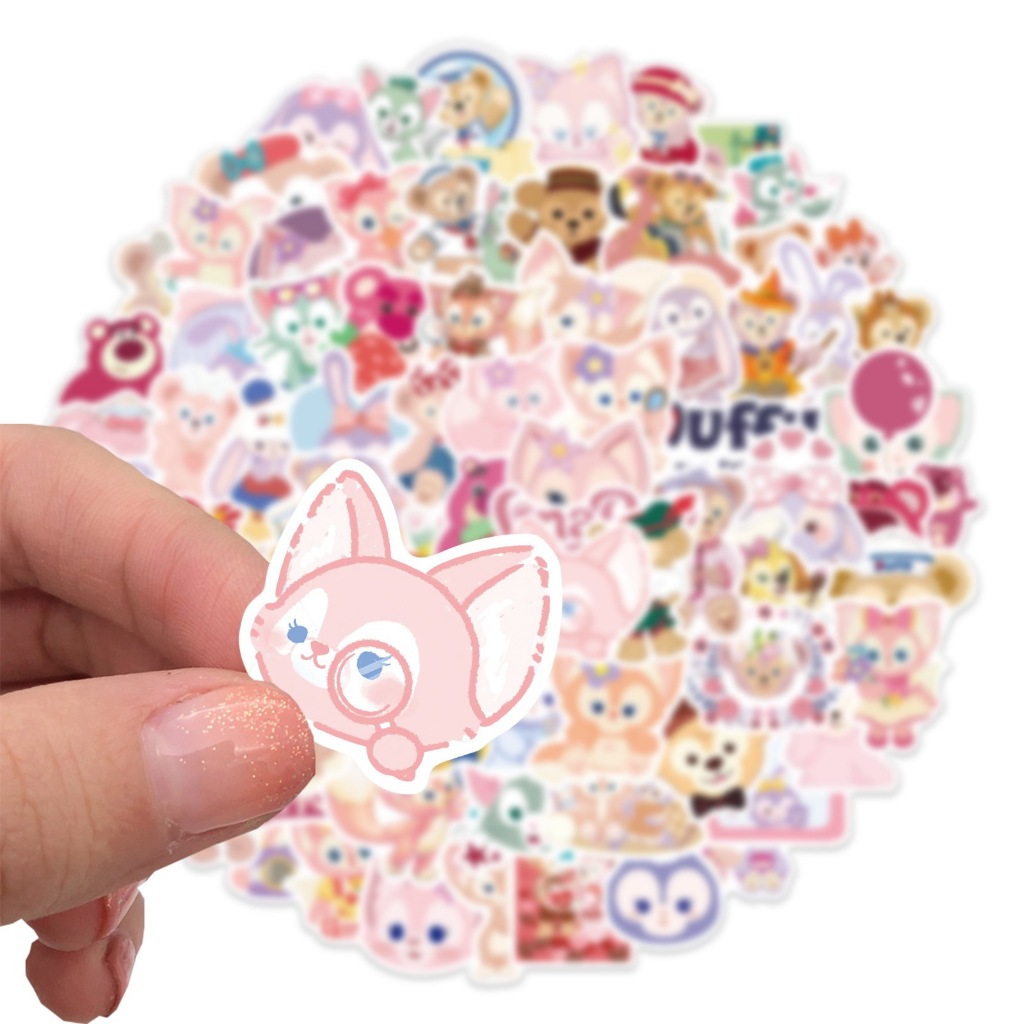 100pcs Cute Cartoon Fashion Cartoon Waterproof Cartoon mini Stickers ...