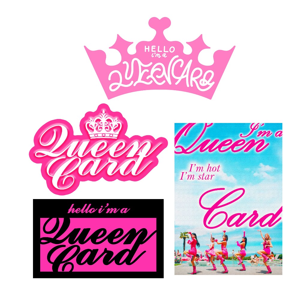 GIDLE QUEENCARD WATERPROOF STICKERS | Shopee Philippines