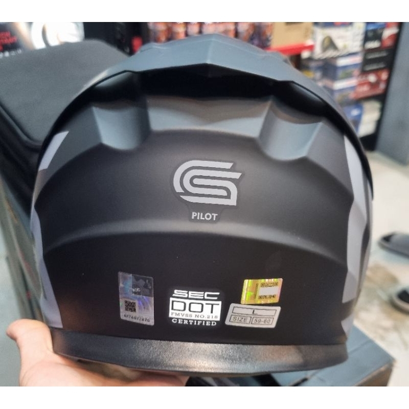 SEC PILOT BRAND MODULAR HELMET | Shopee Philippines
