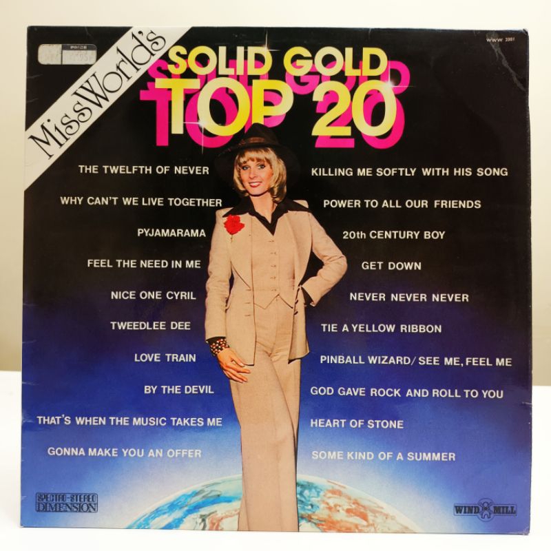 Various Artists – Miss World's Solid Gold Top 20 (LP Vinyl Record/Pop ...