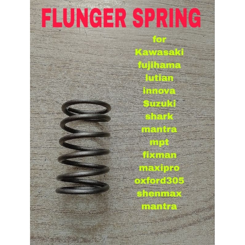 FLUNGER SPRING ROR KAWASAKI FUJIHAMA SUZUK NNOVA FIXMAN MAXIPRO LUTIAN ...