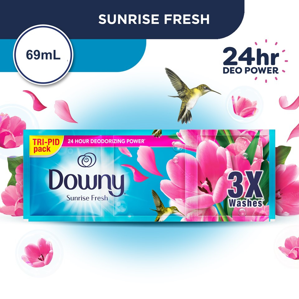 Downy Fabric Conditioner Sunrise Fresh Tripid Pack Sachet 69ml 6s ...