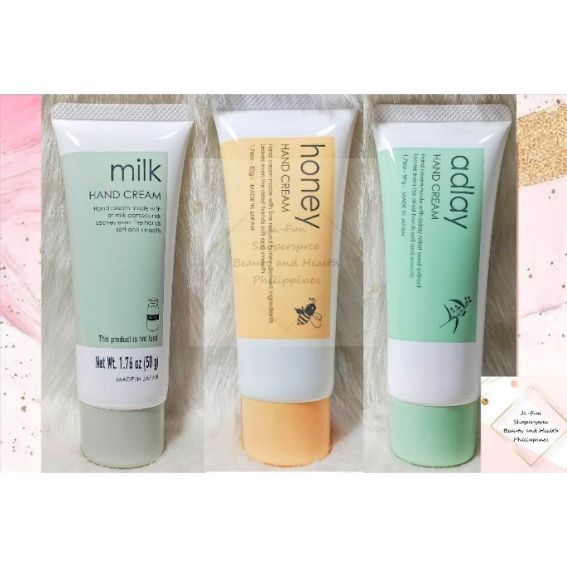 HAND CREAM ADLAY MILK HONEY ( AUTHETIC JAPAN DAISO SERIES) | Shopee Philippines