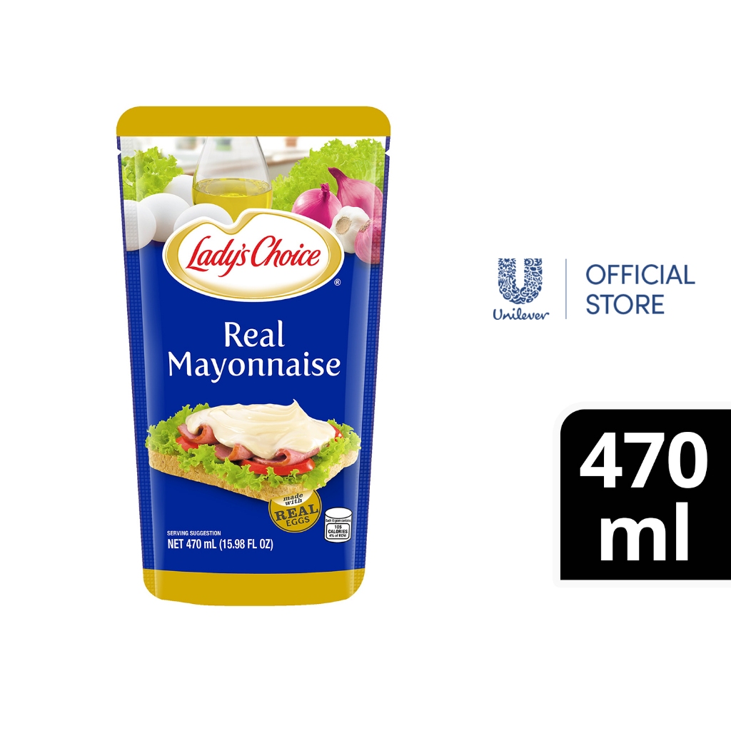 Lady's Choice Real Mayonnaise Regular 470ML Pouch | Shopee Philippines