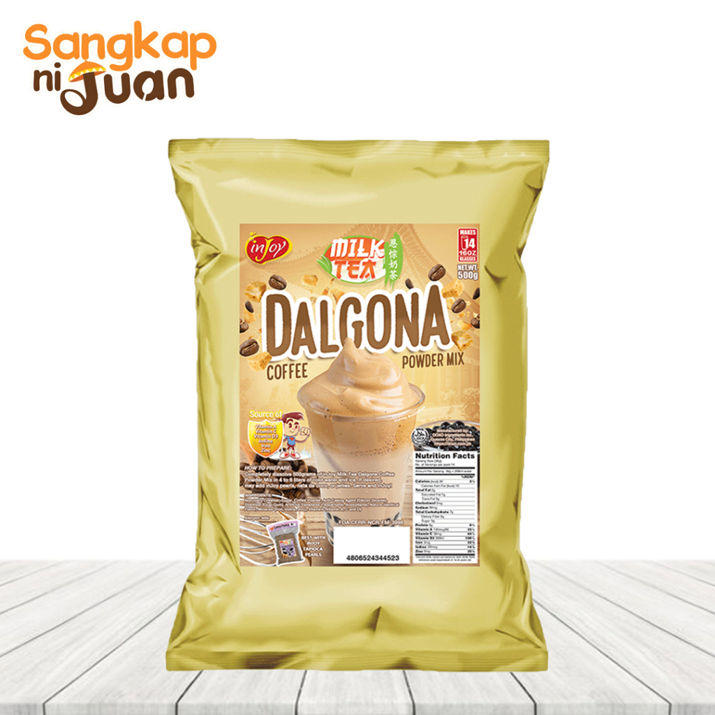 inJoy Dalgona Coffee Powdered Milk Tea Drink 500g | Shopee Philippines