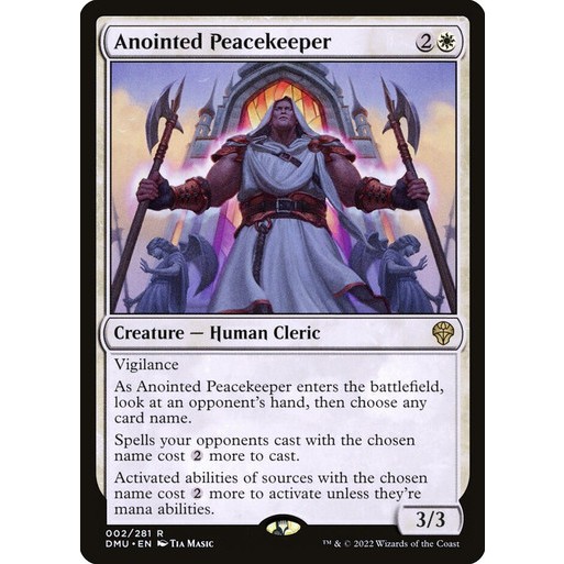 Anointed Peacekeeper - Dominaria United (DMU) | Shopee Philippines
